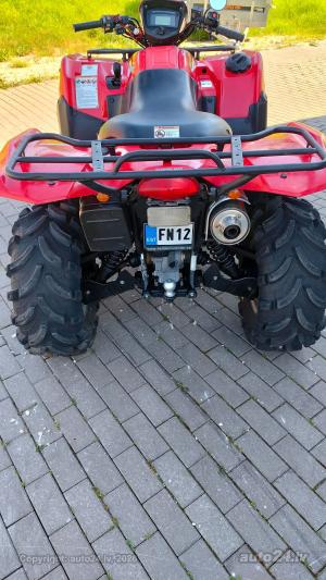Red Suzuki King Quad 2011 in Tallinn, with an engine capacity of 0.75 L and mileage of 4 thousand km for 4800 €, photo 6 on AUTOMOTO.COM.LV
