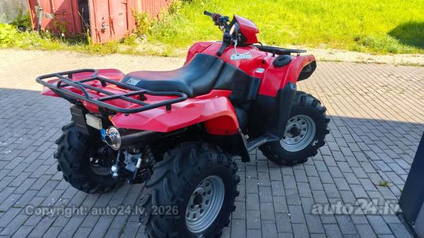 Red Suzuki King Quad 2011 in Tallinn, with an engine capacity of 0.75 L and mileage of 4 thousand km for 4800 €, photo 3 on AUTOMOTO.COM.LV