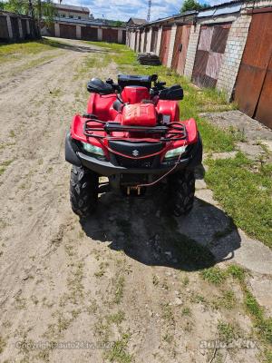 Красный Сузуки King Quad 2013 в Айзкраукле, объемом двигателя 0.50 л и пробегом 18 тыс. км за 5000 €, фото  на AUTOMOTO.COM.LV