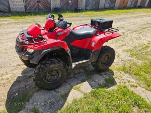 Красный Сузуки King Quad 2013 в Айзкраукле, объемом двигателя 0.50 л и пробегом 18 тыс. км за 5000 €, фото 4 на AUTOMOTO.COM.LV