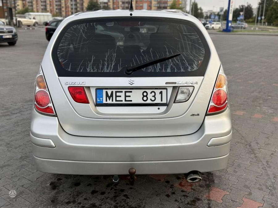 Grey Suzuki Liana 2007 in Vilnius, with an engine capacity of 1.59 L and mileage of 220 thousand km for 1350 €, photo 6 on AUTOMOTO.COM.LV