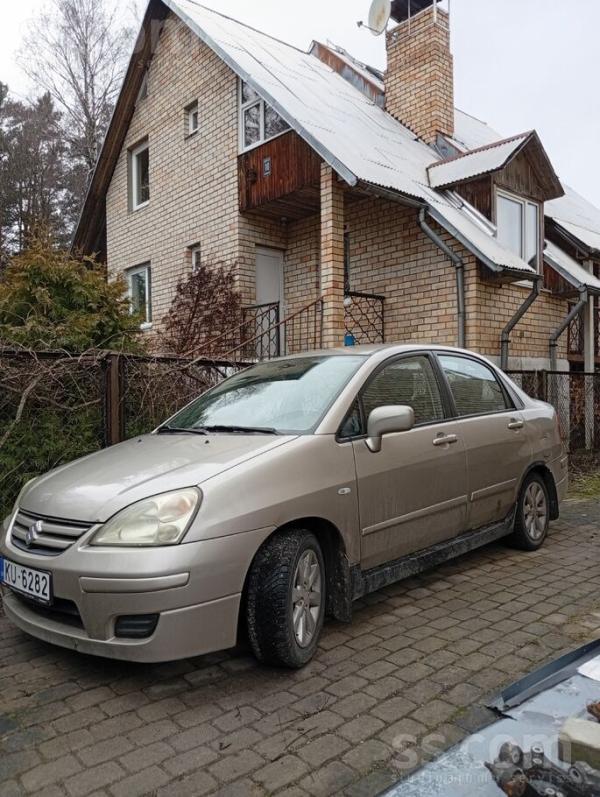Suzuki Liana 2005 Rīga, ar dzinēja tilpumu 1.60 L un nobraukumu 201 tūkst. km par 1500 €, foto 1 vietnē AUTOMOTO.COM.LV