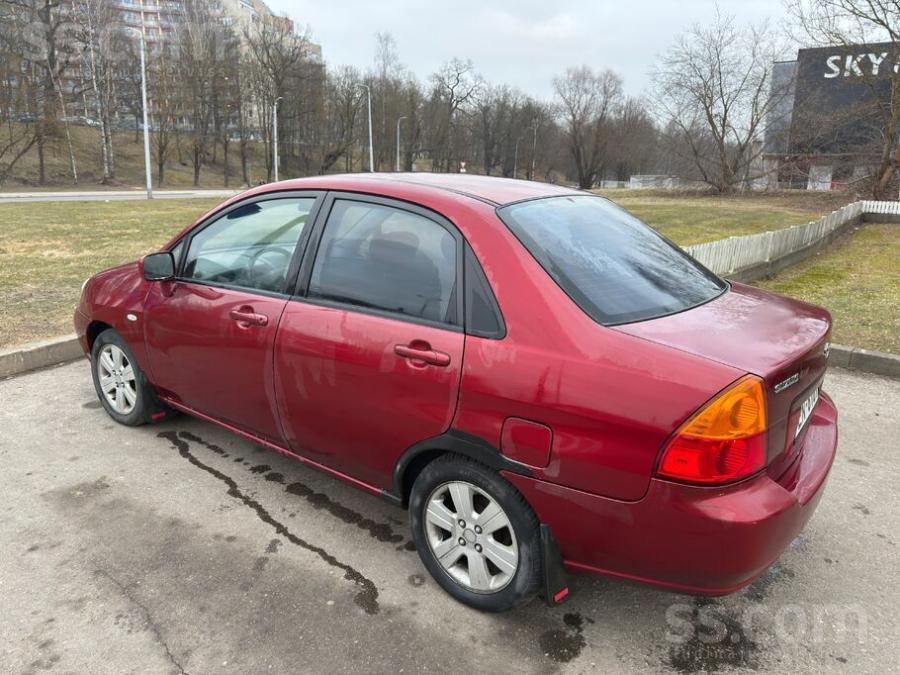 Sarkans Suzuki Liana 2003 Rīga, ar dzinēja tilpumu 1.60 L un nobraukumu 83 tūkst. km par 650 €, foto 1 vietnē AUTOMOTO.COM.LV