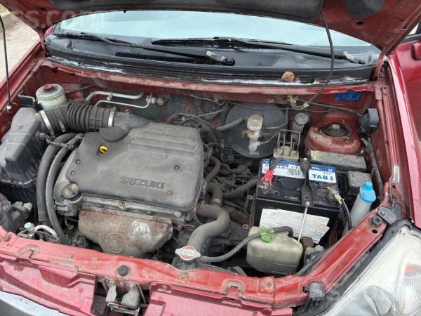 Красный Сузуки Лиана 2003 в Рига, объемом двигателя 1.60 л и пробегом 83 тыс. км за 650 €, фото 6 на AUTOMOTO.COM.LV