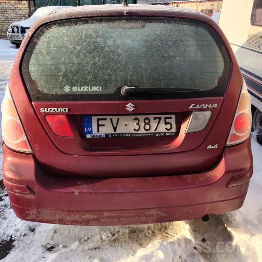 Sarkans Suzuki Liana 2006 Jūrmala, ar dzinēja tilpumu 1.60 L un nobraukumu 128 tūkst. km par 800 €, foto 6 vietnē AUTOMOTO.COM.LV