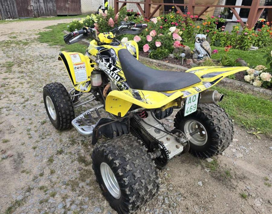 Желтый Сузуки LT-Z 2005 в Радвилишкис, объемом двигателя 0.40 л и пробегом 4 тыс. км за 3200 €, фото 6 на AUTOMOTO.COM.LV