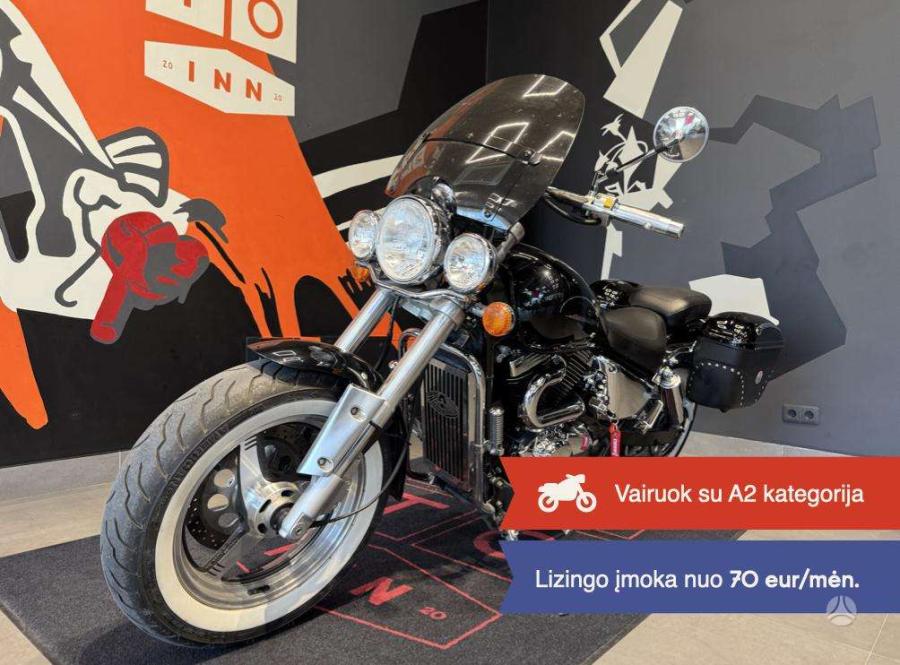 Melns Suzuki Marauder 2000 Viļņa, ar dzinēja tilpumu 0.80 L un nobraukumu 12 tūkst. km par 3299 €, foto 1 vietnē AUTOMOTO.COM.LV