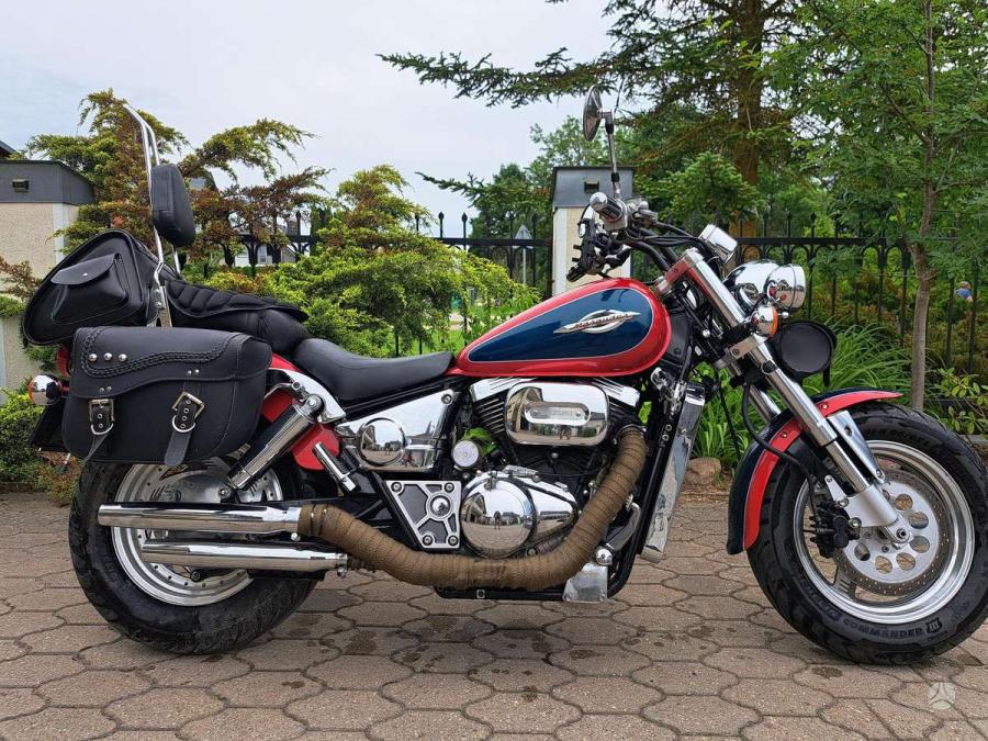 Sarkans Suzuki Marauder 1997 Pasvalys, ar dzinēja tilpumu 0.80 L un nobraukumu 25 tūkst. km par 2650 €, foto 1 vietnē AUTOMOTO.COM.LV