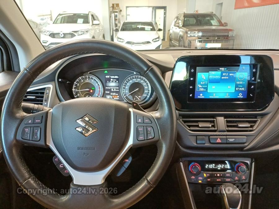 White Suzuki S-Cross 2023 in Tallinn, with an engine capacity of 1.50 L and mileage of 53 thousand km for 27499 €, photo 11 on AUTOMOTO.COM.LV
