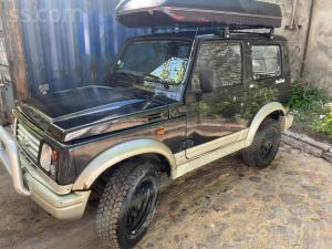 Black Suzuki Samurai 1999 in Liepaja, with an engine capacity of 1.90 L and mileage of 224 thousand km for 4500 €, photo  on AUTOMOTO.COM.LV