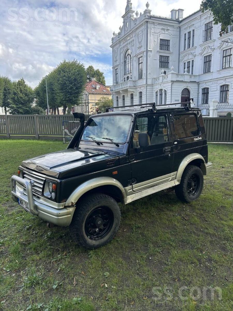 Черный Сузуки Самурай 1999 в Лиепая, объемом двигателя 1.90 л и пробегом 224 тыс. км за 5000 €, фото 5 на AUTOMOTO.COM.LV