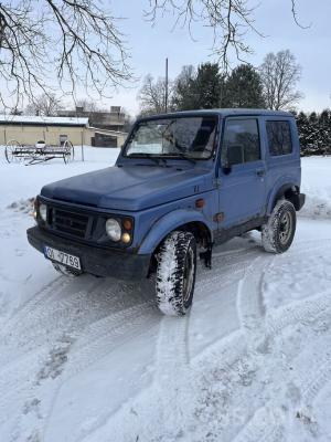 Blue Suzuki Samurai 1997 in Kuldiga, with an engine capacity of 1.30 L and mileage of 55 thousand km for 2500 €, photo  on AUTOMOTO.COM.LV