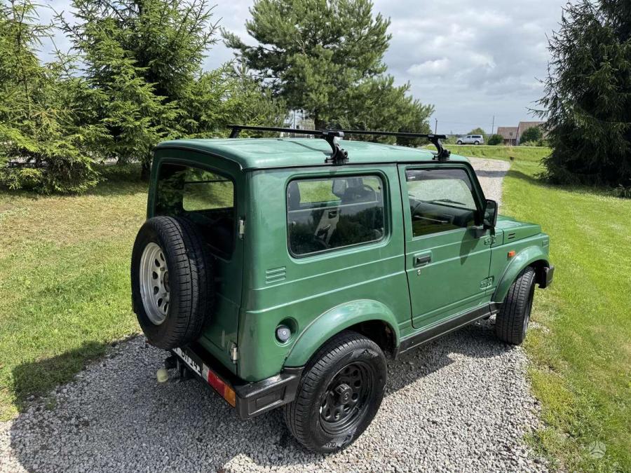 Zaļš Suzuki Samurai 1998 Kelmė, ar dzinēja tilpumu 1.32 L un nobraukumu 139 tūkst. km par 2700 €, foto 6 vietnē AUTOMOTO.COM.LV