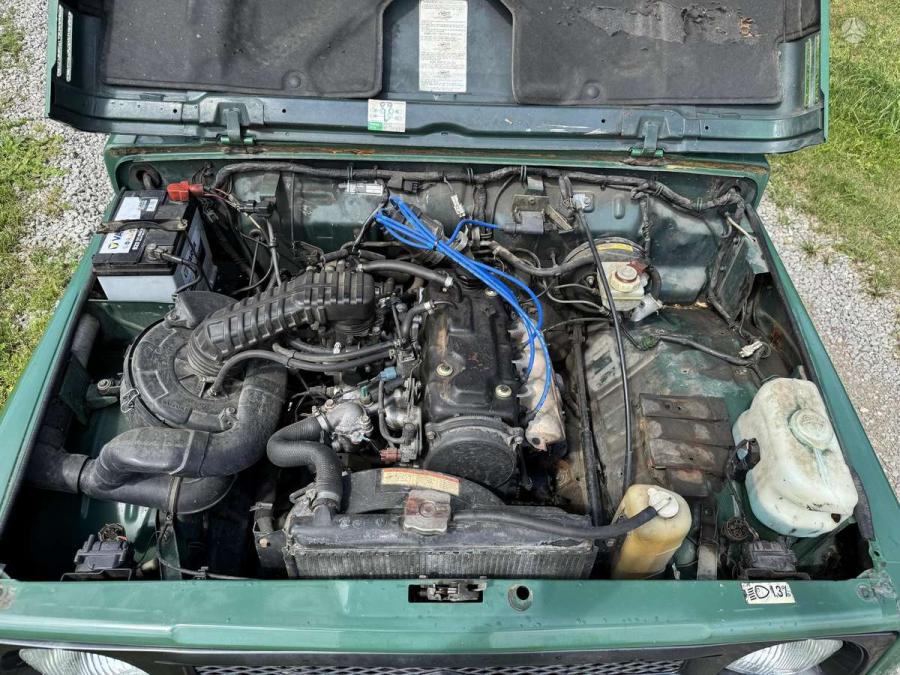 Zaļš Suzuki Samurai 1998 Kelmė, ar dzinēja tilpumu 1.32 L un nobraukumu 139 tūkst. km par 2700 €, foto 11 vietnē AUTOMOTO.COM.LV