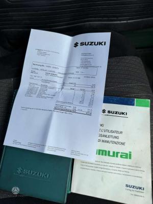 Zaļš Suzuki Samurai 1998 Kelmė, ar dzinēja tilpumu 1.32 L un nobraukumu 139 tūkst. km par 2700 €, foto 16 vietnē AUTOMOTO.COM.LV