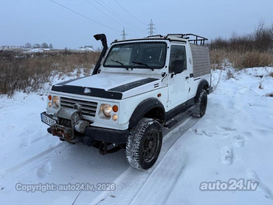 Balts Suzuki Samurai 1999 Tartu, ar dzinēja tilpumu 1.90 L un nobraukumu 103 tūkst. km par 6500 €, foto 1 vietnē AUTOMOTO.COM.LV