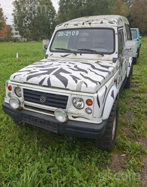 White Suzuki Samurai 2000 in Ogre, with an engine capacity of 1.60 L and mileage of 0 thousand km for 2100 €, photo  on AUTOMOTO.COM.LV