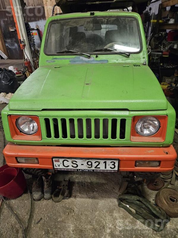 Zaļš Suzuki SJ 410 1984 Jelgava, ar dzinēja tilpumu 1.00 L un nobraukumu 45 tūkst. km par 2500 €, foto 1 vietnē AUTOMOTO.COM.LV