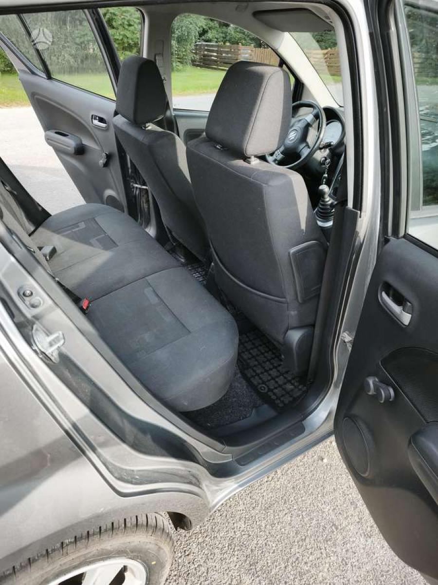 Grey Suzuki Splash 2011 in Pakruojis, with an engine capacity of 1.00 L and mileage of 168 thousand km for 1900 €, photo 19 on AUTOMOTO.COM.LV