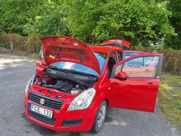 Sarkans Suzuki Splash 2009 Birštonas, ar dzinēja tilpumu 1.00 L un nobraukumu 130 tūkst. km par 1450 €, foto 3 vietnē AUTOMOTO.COM.LV