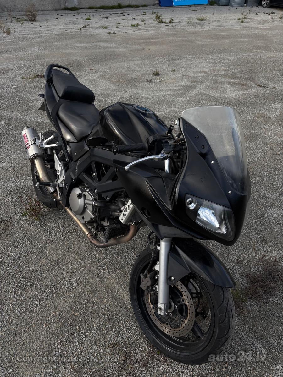Black Suzuki SV 650 2006 in Tallinn, with an engine capacity of 0.65 L and mileage of 50 thousand km for 2500 €, photo 11 on AUTOMOTO.COM.LV