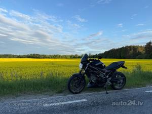 Black Suzuki SV 650 2023 in Tallinn, with an engine capacity of 0.65 L and mileage of 8 thousand km for 5500 €, photo  on AUTOMOTO.COM.LV