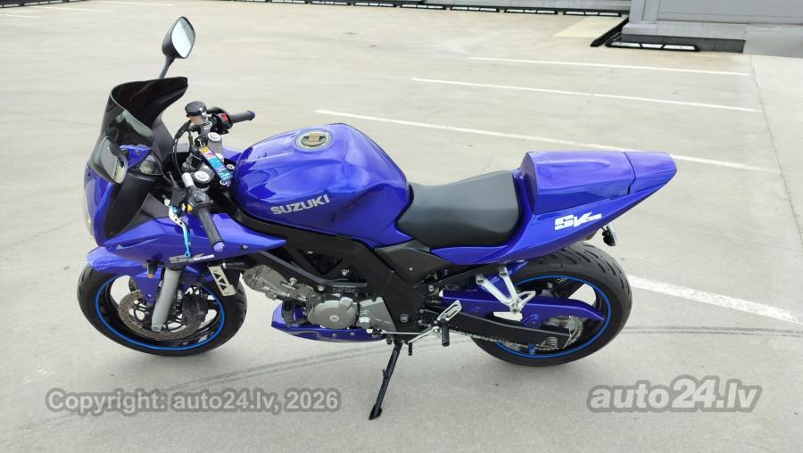 Синий Сузуки SV 650 2005 в Таллин, объемом двигателя 0.65 л и пробегом 40 тыс. км за 3350 €, фото 4 на AUTOMOTO.COM.LV