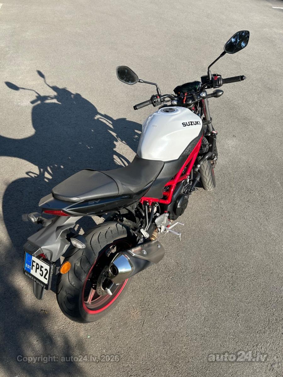 Красный Сузуки SV 650 2023 в Таллин, объемом двигателя 0.65 л и пробегом 15 тыс. км за 5499 €, фото 6 на AUTOMOTO.COM.LV