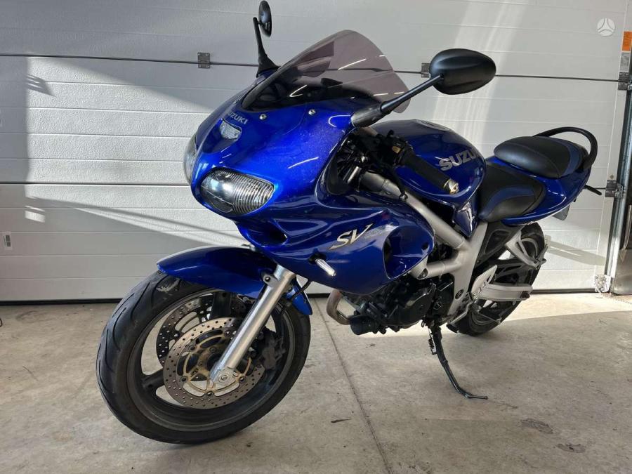 Zils Suzuki SV 2000 Širvintos, ar dzinēja tilpumu 0.65 L un nobraukumu 38 tūkst. km par 1100 €, foto 5 vietnē AUTOMOTO.COM.LV