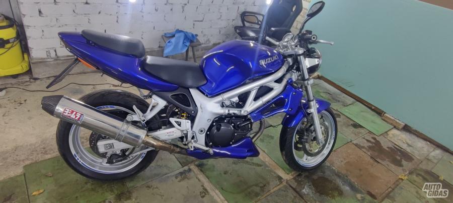Blue Suzuki SV 2002 in Telschi, with an engine capacity of 0.65 L and mileage of 7 thousand km for 1600 €, photo 2 on AUTOMOTO.COM.LV