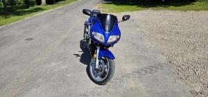 Blue Suzuki SV 2003 in Kursenai, with an engine capacity of 0.65 L and mileage of 57 thousand km for 1600 €, photo  on AUTOMOTO.COM.LV