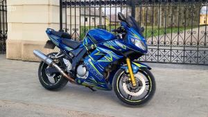 Blue Suzuki SV 2007 in Vilnius, with an engine capacity of 0.65 L and mileage of 53 thousand km for 2500 €, photo 3 on AUTOMOTO.COM.LV