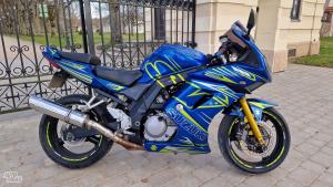 Blue Suzuki SV 2007 in Vilnius, with an engine capacity of 0.65 L and mileage of 53 thousand km for 2500 €, photo 4 on AUTOMOTO.COM.LV