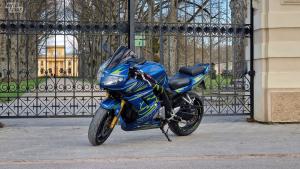 Blue Suzuki SV 2007 in Vilnius, with an engine capacity of 0.65 L and mileage of 53 thousand km for 2500 €, photo 15 on AUTOMOTO.COM.LV