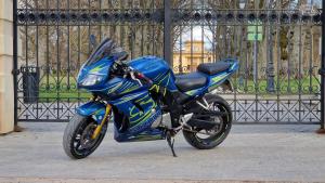 Blue Suzuki SV 2007 in Vilnius, with an engine capacity of 0.65 L and mileage of 53 thousand km for 2500 €, photo 16 on AUTOMOTO.COM.LV