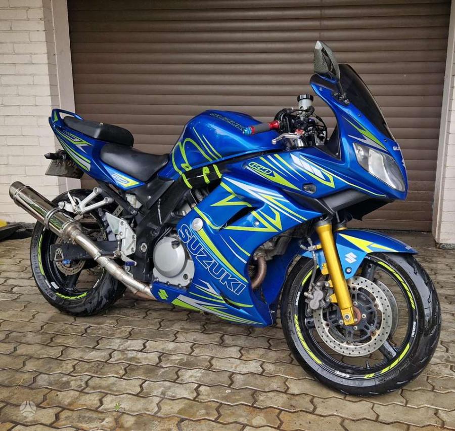 Blue Suzuki SV 2007 in Vilnius, with an engine capacity of 0.65 L and mileage of 56 thousand km for 2400 €, photo 3 on AUTOMOTO.COM.LV