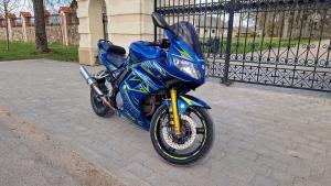 Blue Suzuki SV 2007 in Vilnius, with an engine capacity of 0.65 L and mileage of 56 thousand km for 2400 €, photo 19 on AUTOMOTO.COM.LV