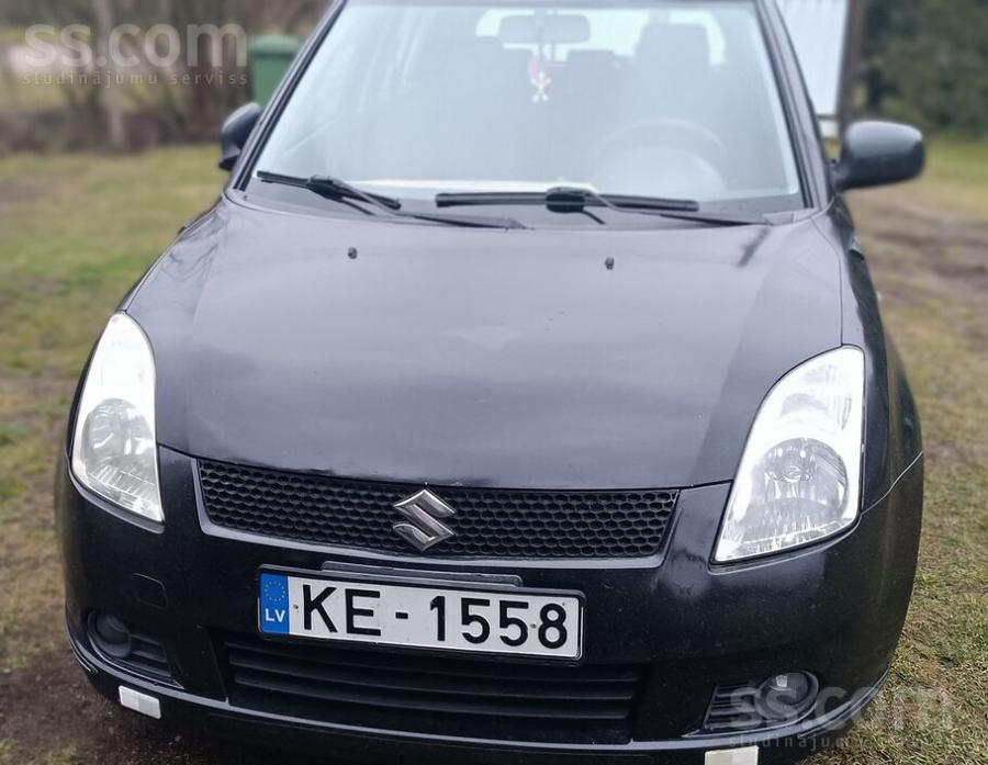Melns Suzuki Swift 2006 Krāslava, ar dzinēja tilpumu 1.30 L un nobraukumu 170 tūkst. km par 1050 €, foto 3 vietnē AUTOMOTO.COM.LV