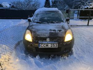 Black Suzuki Swift 2006 in Vilnius, with an engine capacity of 1.30 L and mileage of 180 thousand km for 1100 €, photo  on AUTOMOTO.COM.LV