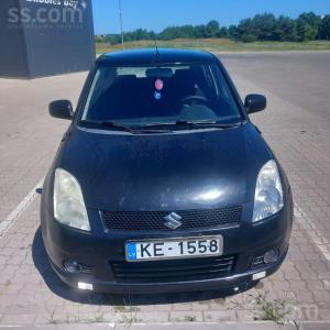 Black Suzuki Swift 2006 in Liepaja, with an engine capacity of 1.30 L and mileage of 173 thousand km for 1800 €, photo 5 on AUTOMOTO.COM.LV