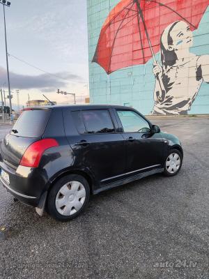 Black Suzuki Swift 2006 in Tallinn, with an engine capacity of 1.30 L and mileage of 211 thousand km for 1200 €, photo  on AUTOMOTO.COM.LV
