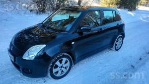 Melns Suzuki Swift 2008 Rīga, ar dzinēja tilpumu 1.30 L un nobraukumu 220 tūkst. km par 3100 €, foto 3 vietnē AUTOMOTO.COM.LV