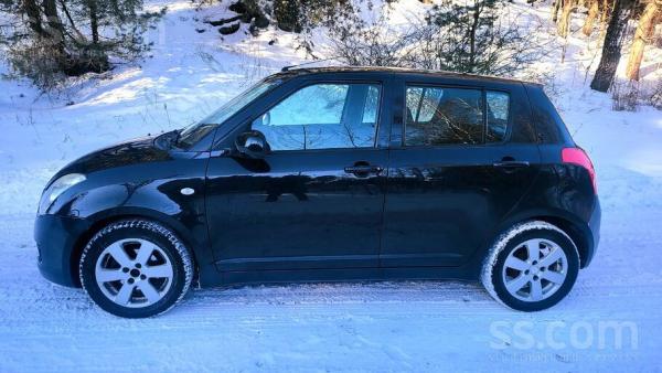 Melns Suzuki Swift 2008 Rīga, ar dzinēja tilpumu 1.30 L un nobraukumu 220 tūkst. km par 3100 €, foto 3 vietnē AUTOMOTO.COM.LV