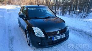 Melns Suzuki Swift 2008 Rīga, ar dzinēja tilpumu 1.30 L un nobraukumu 220 tūkst. km par 3100 €, foto 5 vietnē AUTOMOTO.COM.LV