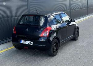 Black Suzuki Swift 2008 in Vilnius, with an engine capacity of 1.30 L and mileage of 345 thousand km for 550 €, photo 7 on AUTOMOTO.COM.LV