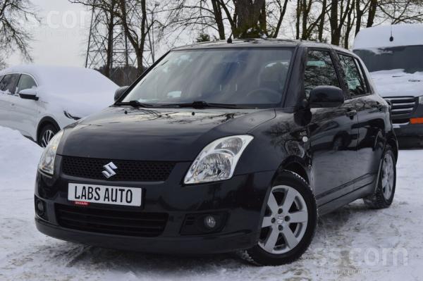Melns Suzuki Swift 2009 Tukums, ar dzinēja tilpumu 1.30 L un nobraukumu 135 tūkst. km par 4695 €, foto 1 vietnē AUTOMOTO.COM.LV
