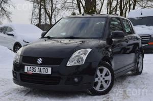 Black Suzuki Swift 2009 in Tukums, with an engine capacity of 1.30 L and mileage of 135 thousand km for 4695 €, photo  on AUTOMOTO.COM.LV
