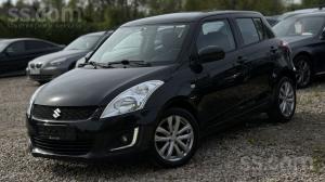 Melns Suzuki Swift 2016 Jelgava, ar dzinēja tilpumu 1.20 L un nobraukumu 197 tūkst. km par 5990 €, foto  vietnē AUTOMOTO.COM.LV