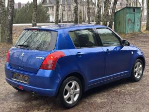 Blue Suzuki Swift 2005 in Utena, with an engine capacity of 1.50 L and mileage of 316 thousand km for 1250 €, photo 3 on AUTOMOTO.COM.LV