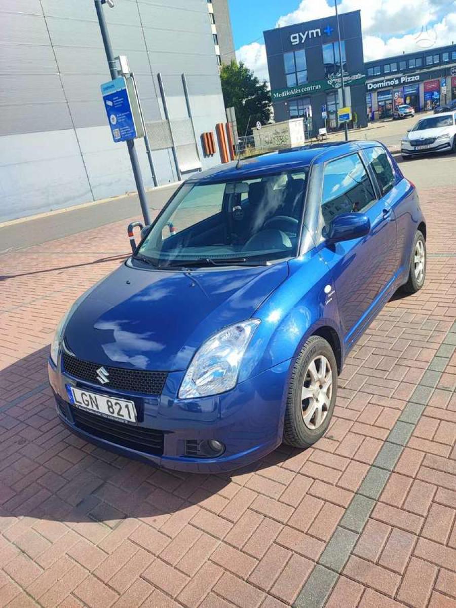 Zils Suzuki Swift 2008 Viļņa, ar dzinēja tilpumu 1.49 L un nobraukumu 301 tūkst. km par 2600 €, foto 1 vietnē AUTOMOTO.COM.LV